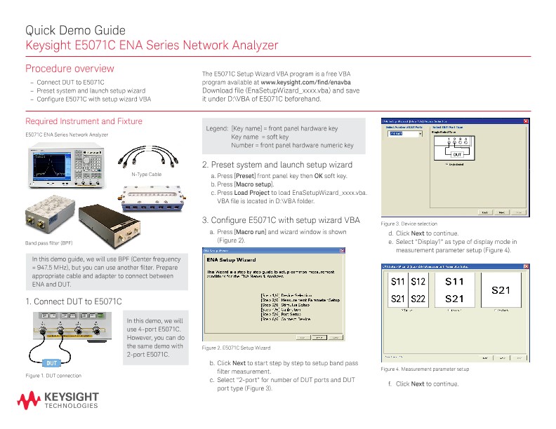 E5071C ENA Series Network Analyzer PDF Asset Page | Keysight
